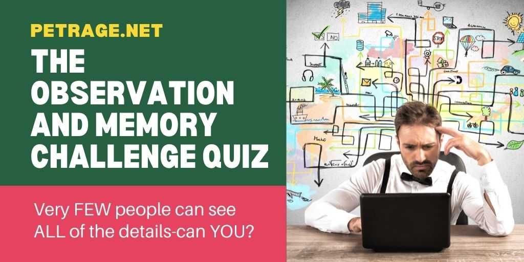 Dangerously Difficult Details Quiz - PETRAGE