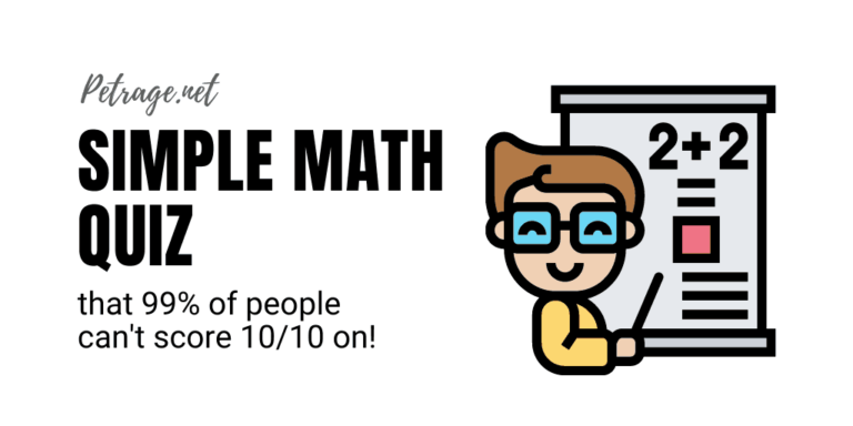 Simple Math Quiz that 99% of People Can't Score 10/10 - PETRAGE