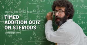 Super Focus Math Memory Quiz - PETRAGE