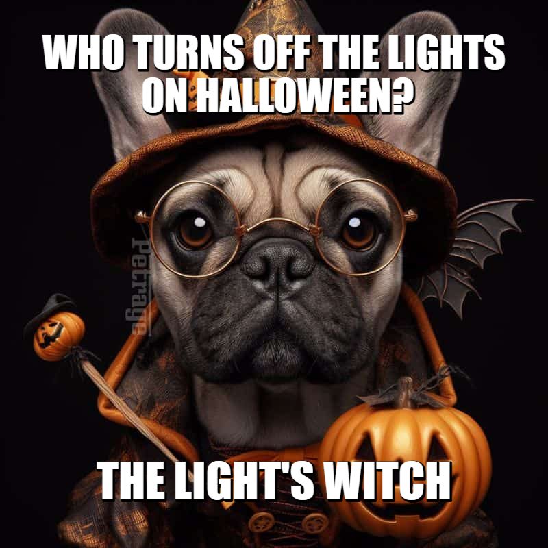 Frenchie Halloween Meme- PETRAGE