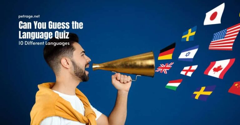 Can You Guess the Language? - PETRAGE